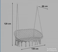 Ljuljaska dvosed - pletena ljuljaska dvosed - Ljuljaska