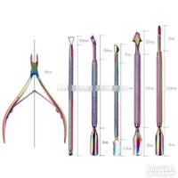 Set za manikir i pedikir nerđajući čelik RIS V