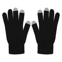TOUCH GLOVE, rukavice sa tri aktivna „touch“ prsta, crni, L/XL
