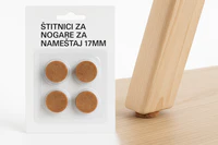 Stitnici za Noge Namestaja 17mm 4 pakovanja