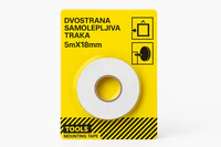 Dvostrana Samolepljiva Traka za Montazu 5mx18mm 1+1 gratis