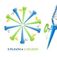 Sistem kap-po-kap na flašu za zalivanje saksijskog cveća (10 komada)