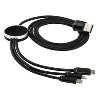 IMPULS, usb kabl za punjenje 3 u 1, crni