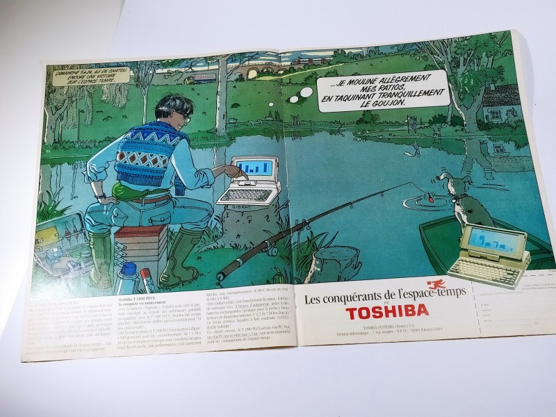 Toshiba T1100 Plus računar (Reklama)