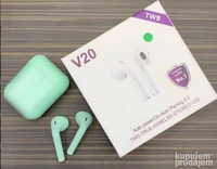 Bluetooth bežične slušalice TWS V20 zelene
