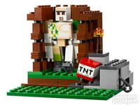 Minecraft lego kocke kuća od 412 delova