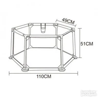 Sigurnosna Ogradica sa kosem za bebe