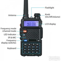 Baofeng UV-5R Dual Band toki voki Baofeng ORGINAL - NOVO