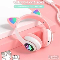 Slusalice Bluetooth Cat STN - 28 - svetlece usi i sapice