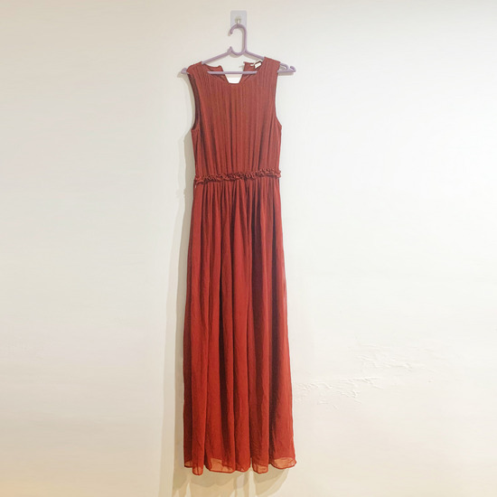 040. H&M bordo dugacka maxi haljina