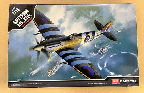 NEW! Academy 12274-REKLAMACJA Spitfire MK.XIV C-Uszkodzony! / Damaged!
