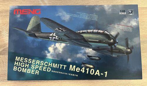 Meng Model LS003-REKLAMACJA Messerschmitt Me-410 A1 High Speed Bomber-NIEKOMPLETNY/INCOMPLETE