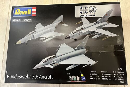 Revell 05627-REKLAMACJA 70 Years German Bundeswehr: Airplanes (Gift Set)-Uszkodzony! / Damaged!