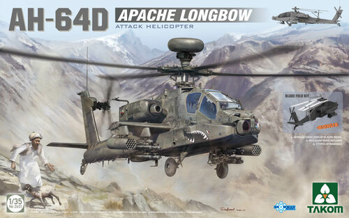 Takom 2601 AH-64D Apache Longbow Attack Helicopter