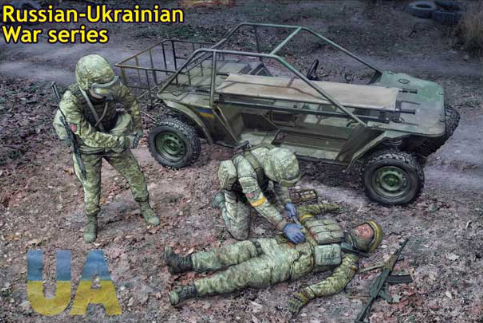 Master Box 35246 Buggy Mongoose. The Ukrainian Battlefield Evacuation Version With Crew (Russian-Ukrainian War Series)