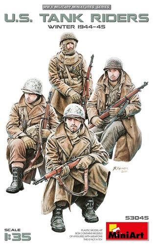 NEW! MiniArt 53045 US Tank Riders (Winter 1944-45)