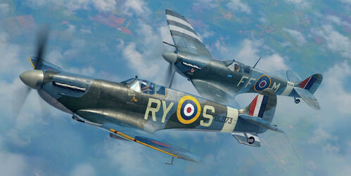 NEW! Eduard 2154 Spitfire Story: The Sweeps Dual Combo (Spitfire Mk.V b)