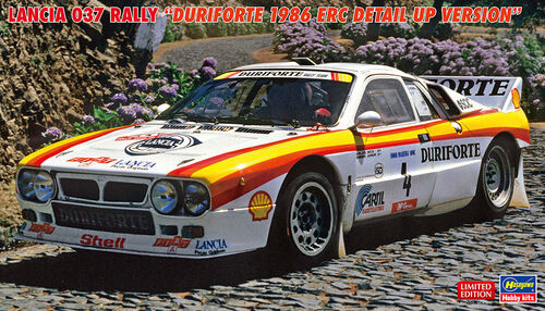NEW! Hasegawa 20775 Lancia 037 Rally Duriforte 1986 ERC (Detail Up Version)