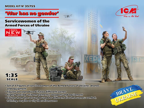ICM 35755 'War Has No Gender' Servicewomen Of The Armed Forces Of Ukraine
