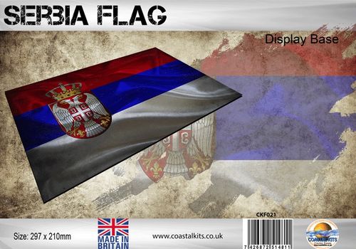 Coastal kits F021 Serbia Flag 297 x 210mm