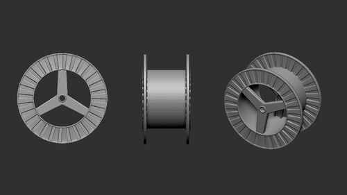 Firma49 C031-72 Metal Cable Spool