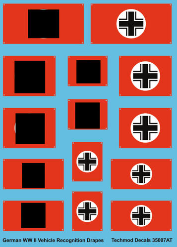 Techmod 35007 German WWII Vehicle Recognition Drapes