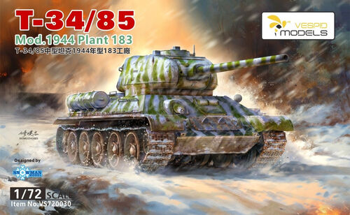 Vespid Models 720030 T-34/85 - Medium Tank Mod.1944 Plant 183