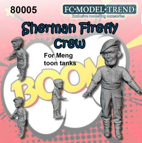 FC ModelTrend 80005 Sherman Firefly crew.Toon.