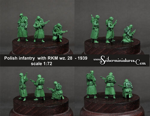 Scibor Monstrous Miniatures 72HM0069 Polish Infantry RKM WZ 28 1939