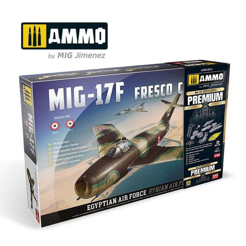 AMMO of Mig Jimenez 8515 MiG-17F Fresco C PREMIUM EDITION (Egyptian Air Force, Syrian Air Force)