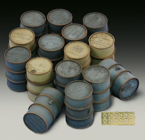 Royal Model di R. Reale 617 German oil drums WWII