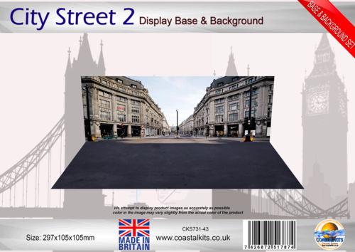 Coastal kits S731-43 City Street Base & Background 2