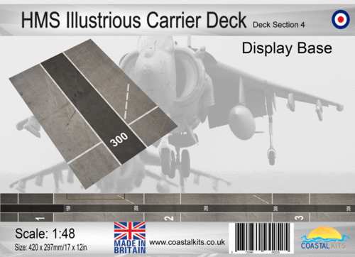 Coastal kits S264-48 HMS Illustrious Deck Section 4 420 x 297mm
