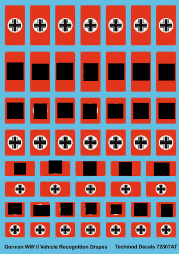 Techmod 72807 German WWII Vehicle Recognition Drapes