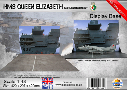 Coastal kits S911-48 HMS Queen Elizabeth Base & Background