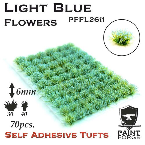 Paint Forge PFFL2611 Light Blue Flowers 6mm