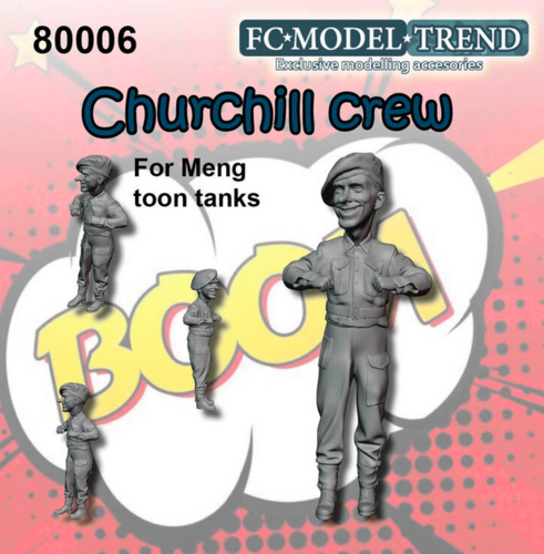FC ModelTrend 80006 Churchill UK crew. Toon.