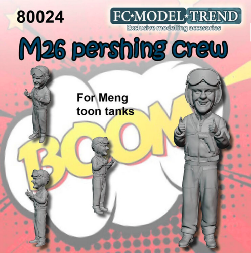 FC ModelTrend 80024 M26 Pershing crew. Toon.