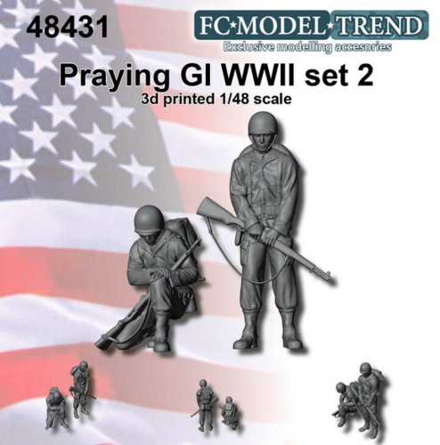 FC ModelTrend 48431 Praying GI, set 2