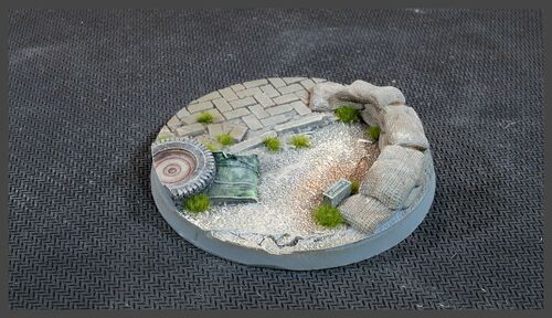 GamersGrass GGB-UWR60 Urban Warfare Bases Round 60mm (x2)