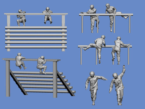 Germania-Figuren 72-CW-1148 Bundeswehr 2020 - Obstacle Course I