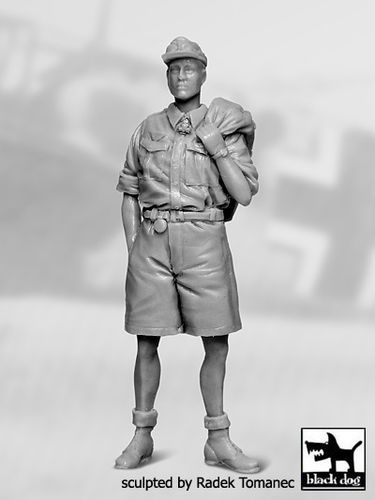 Black Dog F32050 German Luftwaffe Pilot Africa 1940-1945 N°2