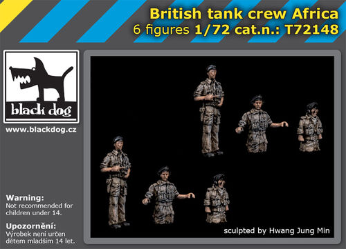 Black Dog T72148 British tank crew Africa