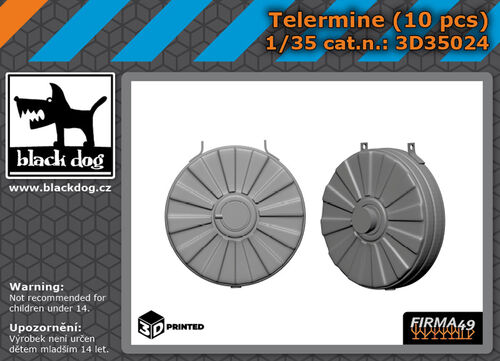 Black Dog 3D35024 Telermine (10pcs)