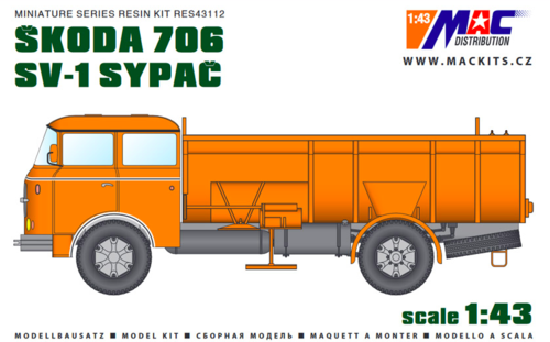 DISCONTINUED MAC RES43112 Škoda 706 SV-1 Sypač