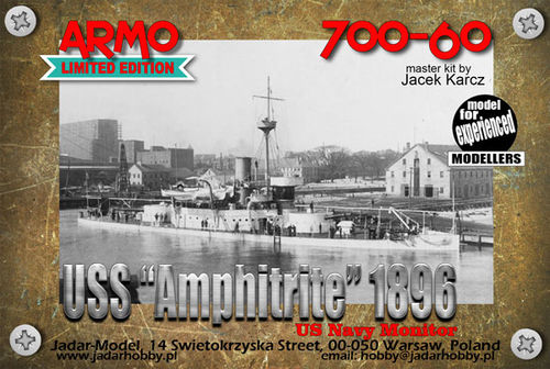 Armo 700-60 USS "Amphitrite" 1896 US Navy Monitor