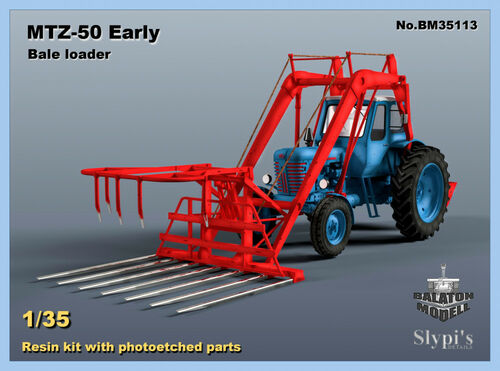 Balaton Modell BM35113 MTZ-50 bale loader, early version