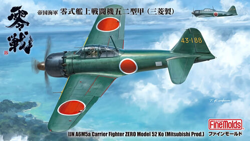 NEW! FineMolds FZ03 IJN A6M5a Carrier Fighter Zero Model 52 Ko (Mitsubishi Production)