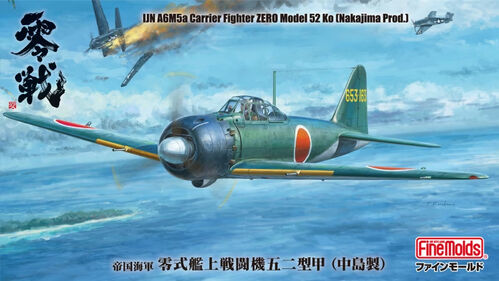 NEW! FineMolds FZ04 IJN A6M5a Carrier Fighter Zero Model 52 Ko (Nakajima Production)