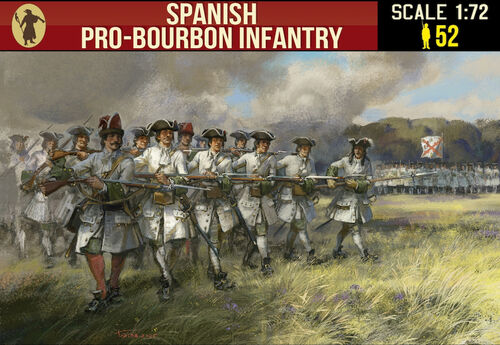 Strelets-R 26372 Spanish pro-Bourbon Infantry - 52 Figures (War of the Spanish Succession 1701-1714)